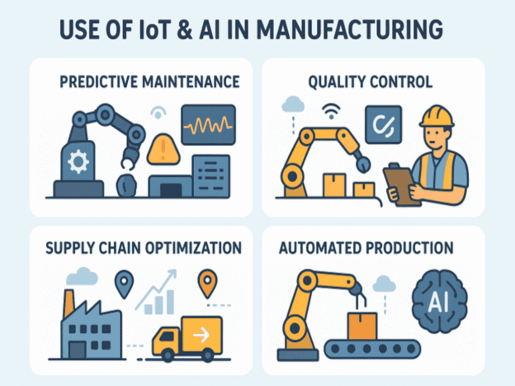 Use of IoT & AI in Manufacturing Industry